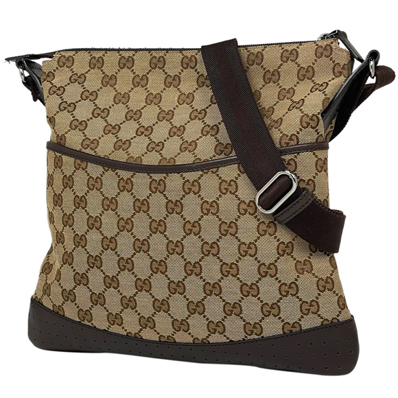 Gucci | Bags | Gucci Gg Pattern Shoulder Bag Brown | Poshmark